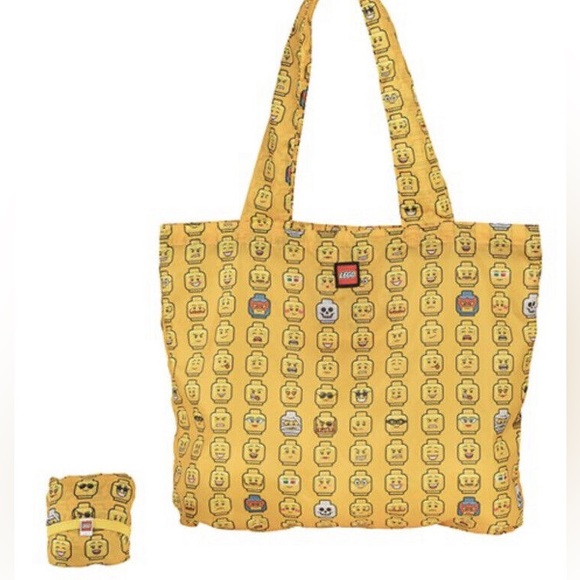 Lego | Bags | Lego Minifigure Packable Tote By Carry Gear Solutions ...
